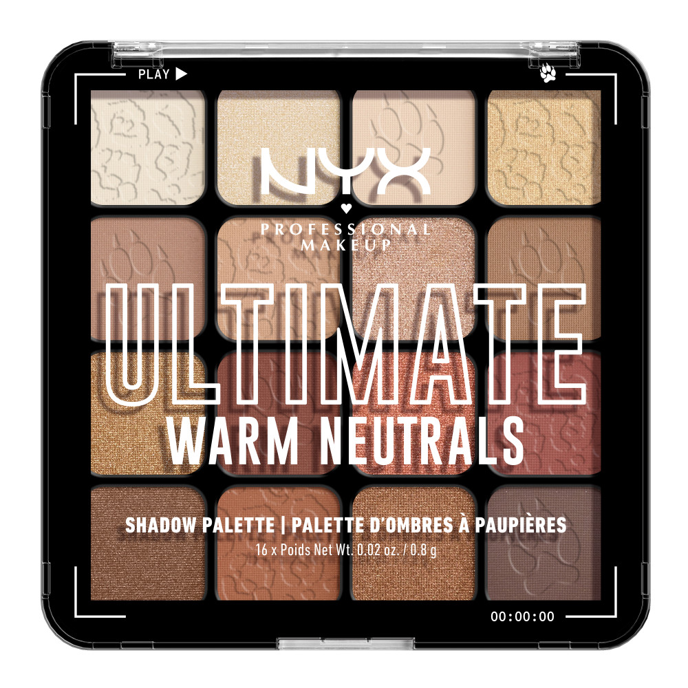 Ultimate Shadow - Eye Shadow Palette - Warm Neutrals - NYX Professional ...